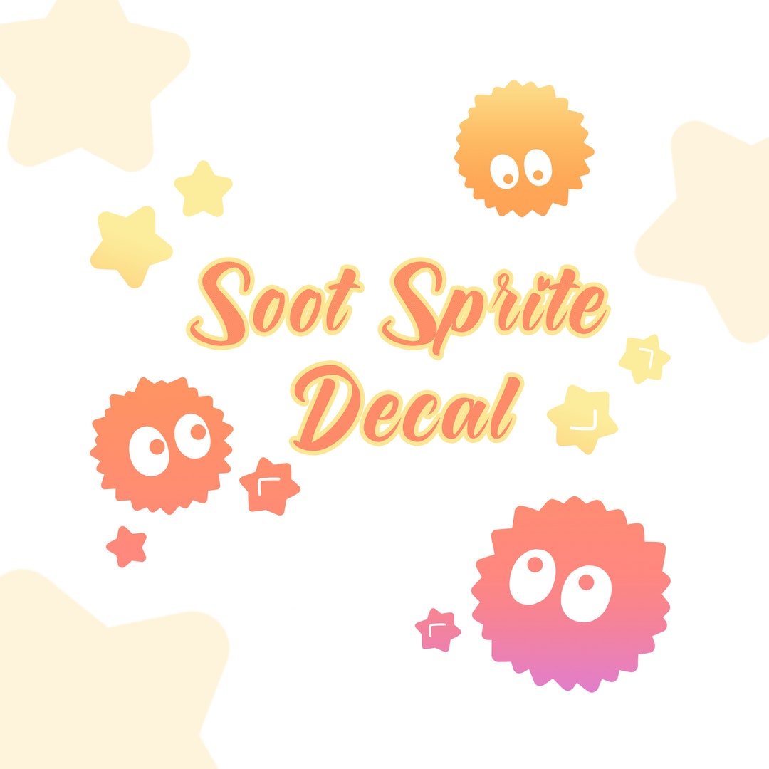 Soot Sprite Vinyl Decal Ghibli Spirited Away - Etsy