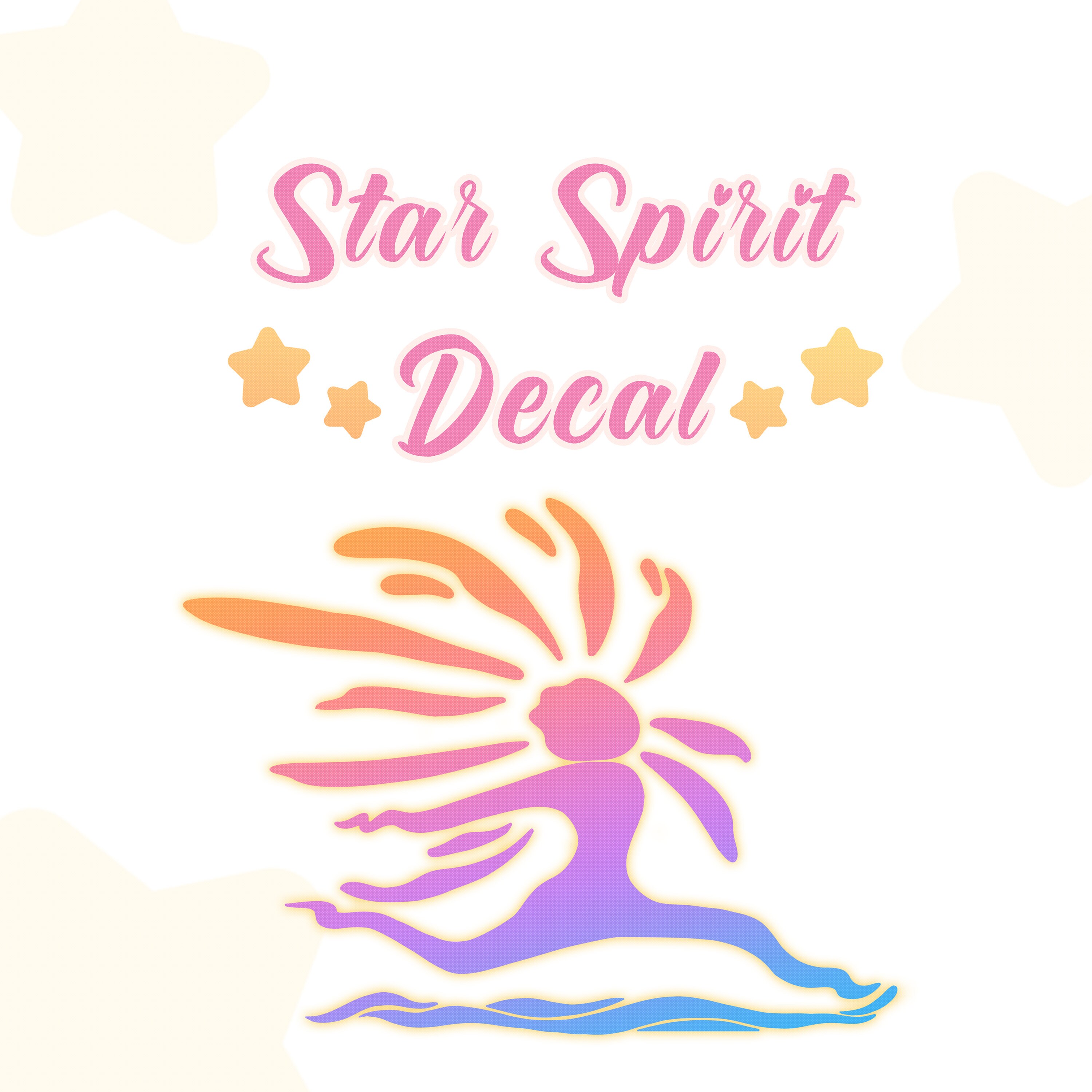 Star Spirit Vinyl Decal Howl's Moving Castle Ghibli - Etsy