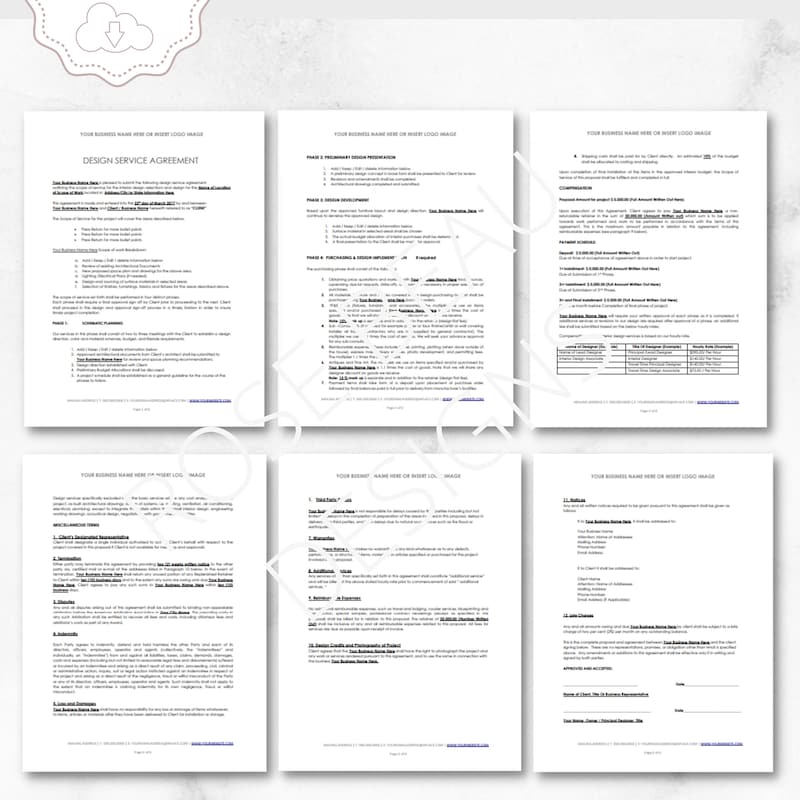 Design Build Proposal Template - Etsy