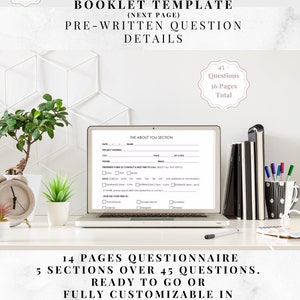 Client Questionnaire & Booklet Layout for Interior Design | Word Docx ...