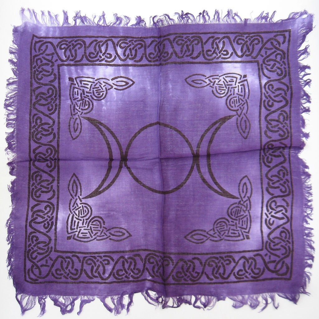 Triple Moon Altar Cloth (18 Inches) - Etsy