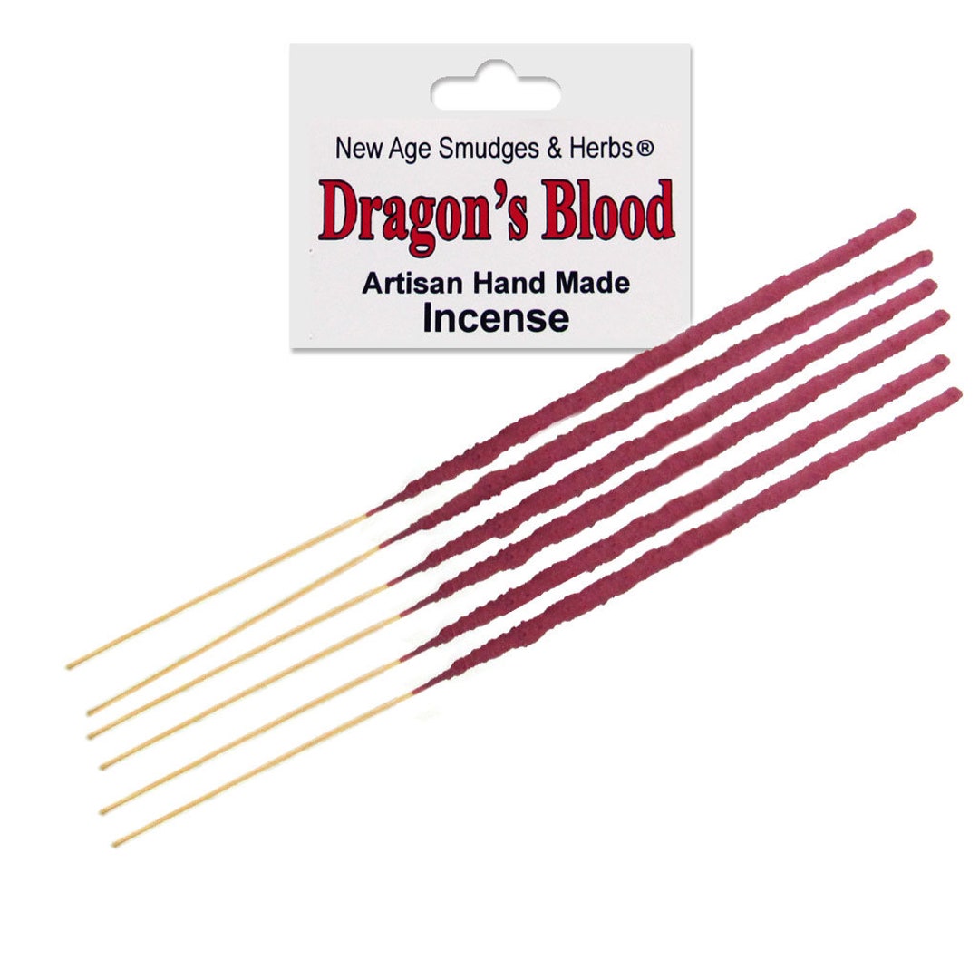 Dragon's Blood Resin Incense Sticks package of 6 - Etsy