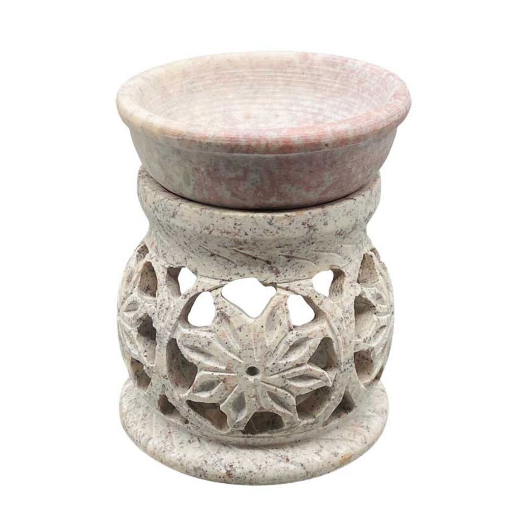 Flower Soapstone Oil Diffuser - Etsy