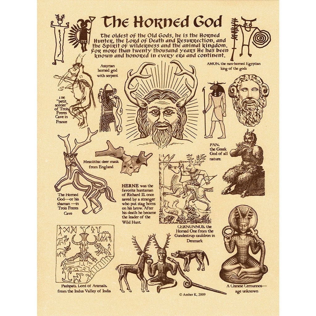 Horned God Poster - Etsy