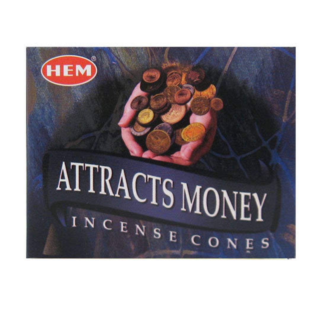 Attracts Money Cone Incense by HEM box of 10 Cones - Etsy