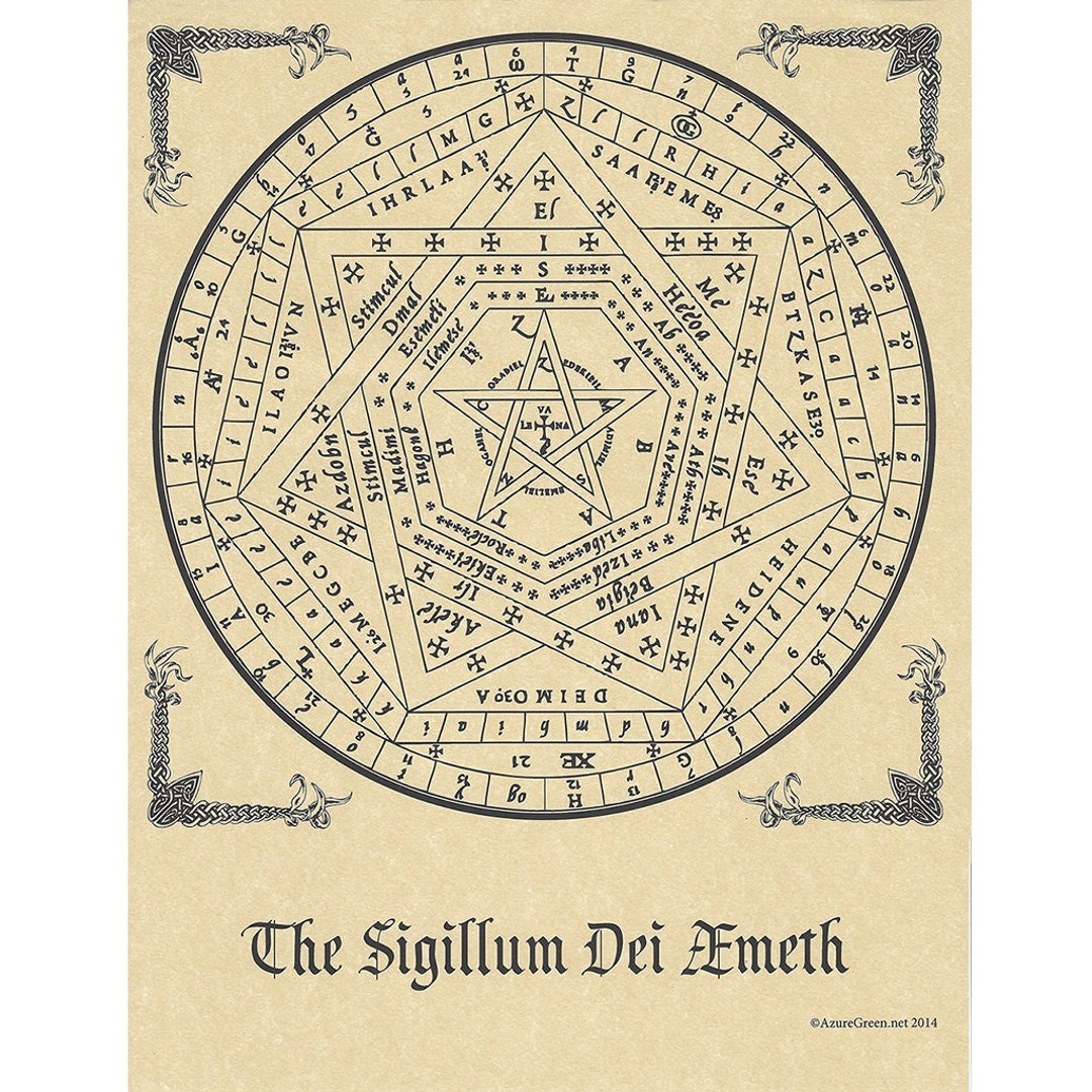 Sigillum Dei Aemeth Poster - Etsy