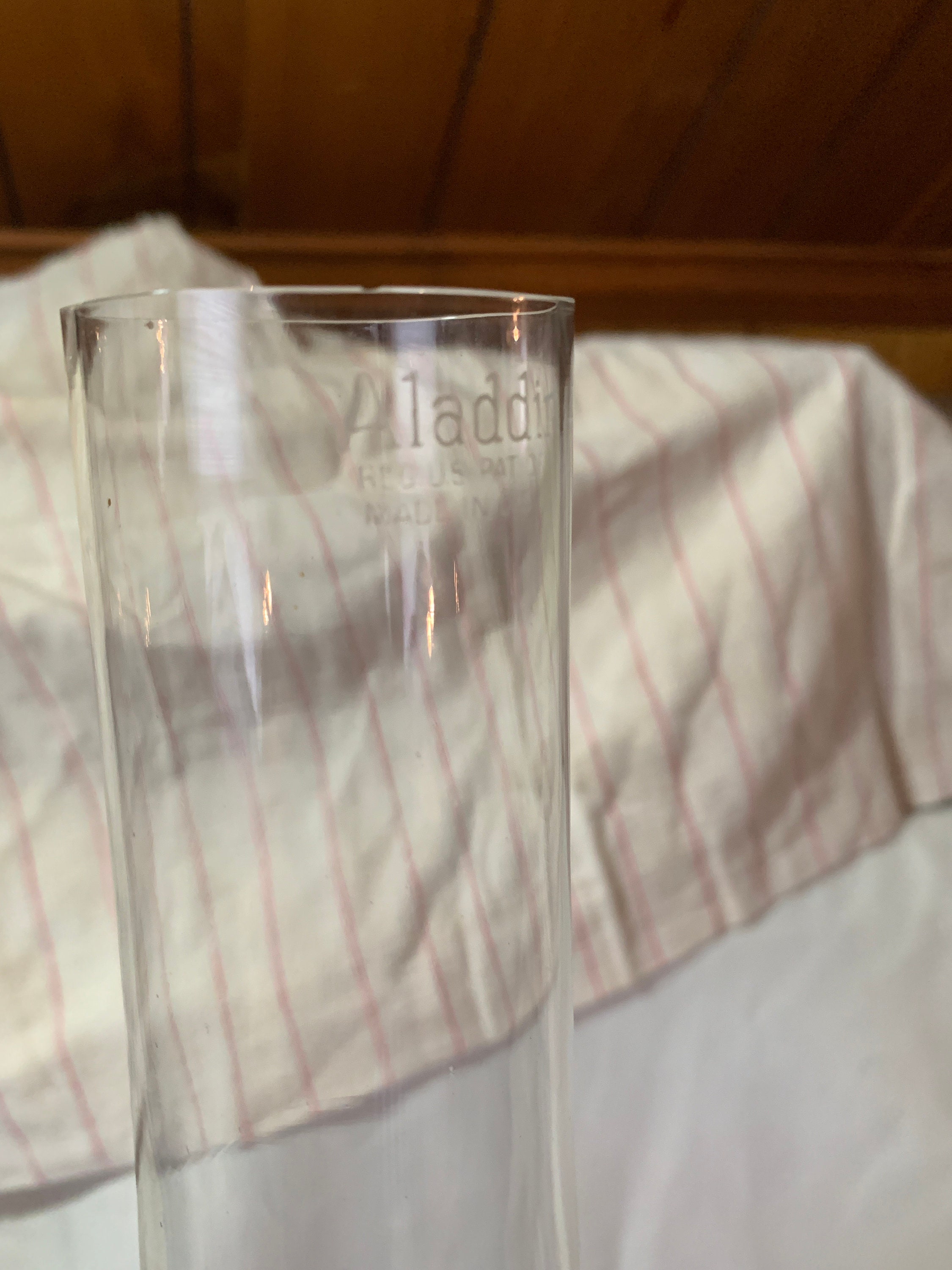 Aladdin Ruby Red Tall Lincoln Drape Lamp - Electrified - Etsy