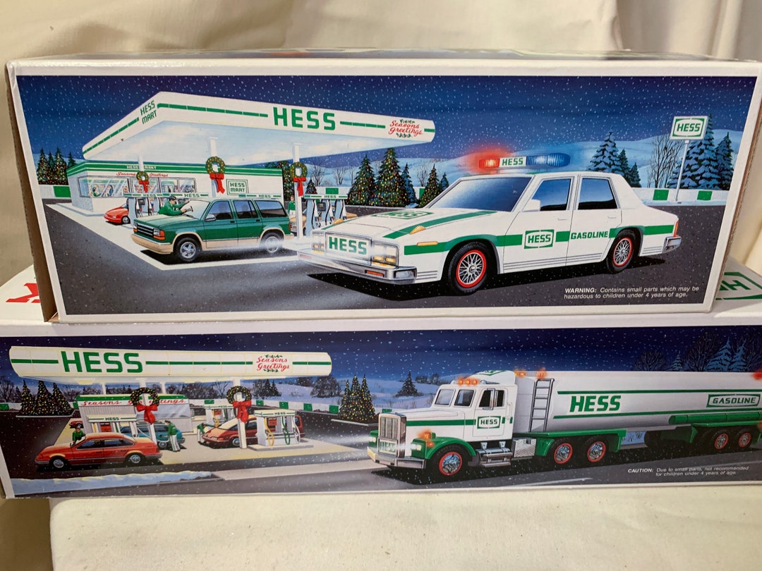 Hess Patrol Car and Tanker Truck Models - Etsy