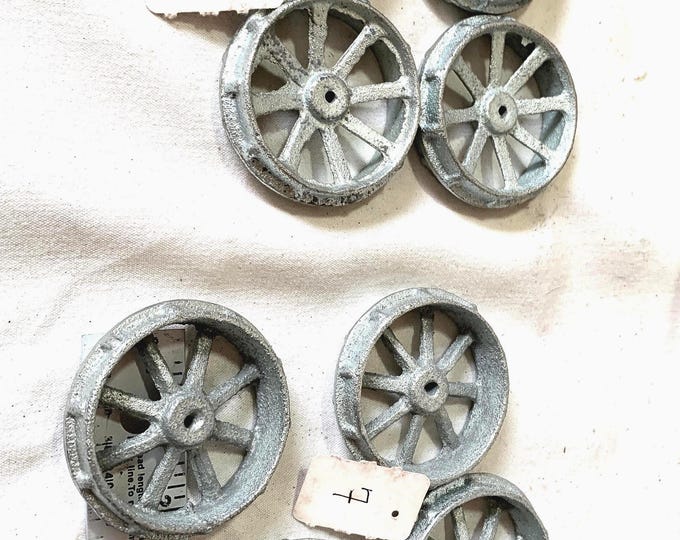 Vintage Cast Iron Replacement Wheels - Etsy
