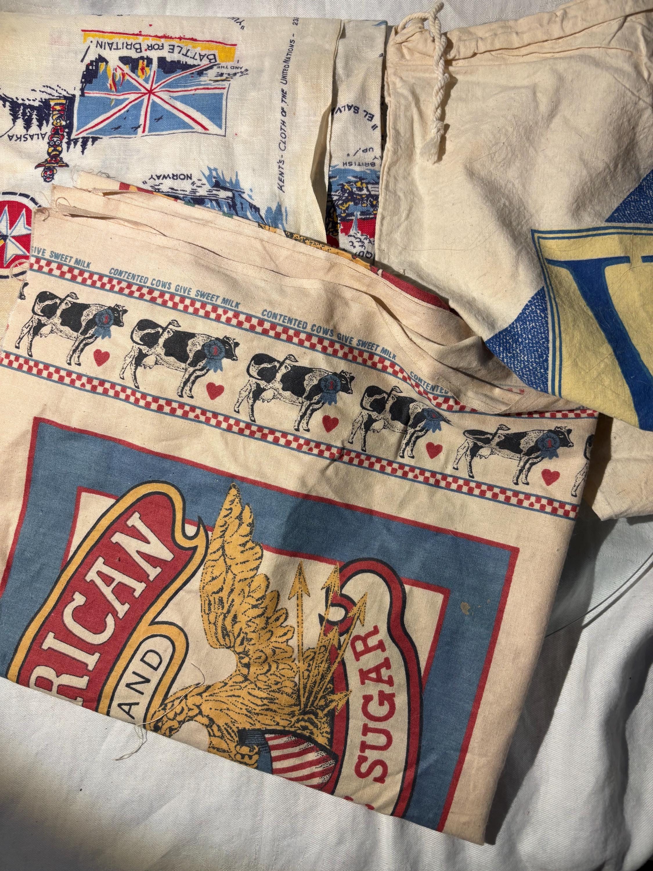 Flour Sack Fabric, VF Laundry Bag - Etsy