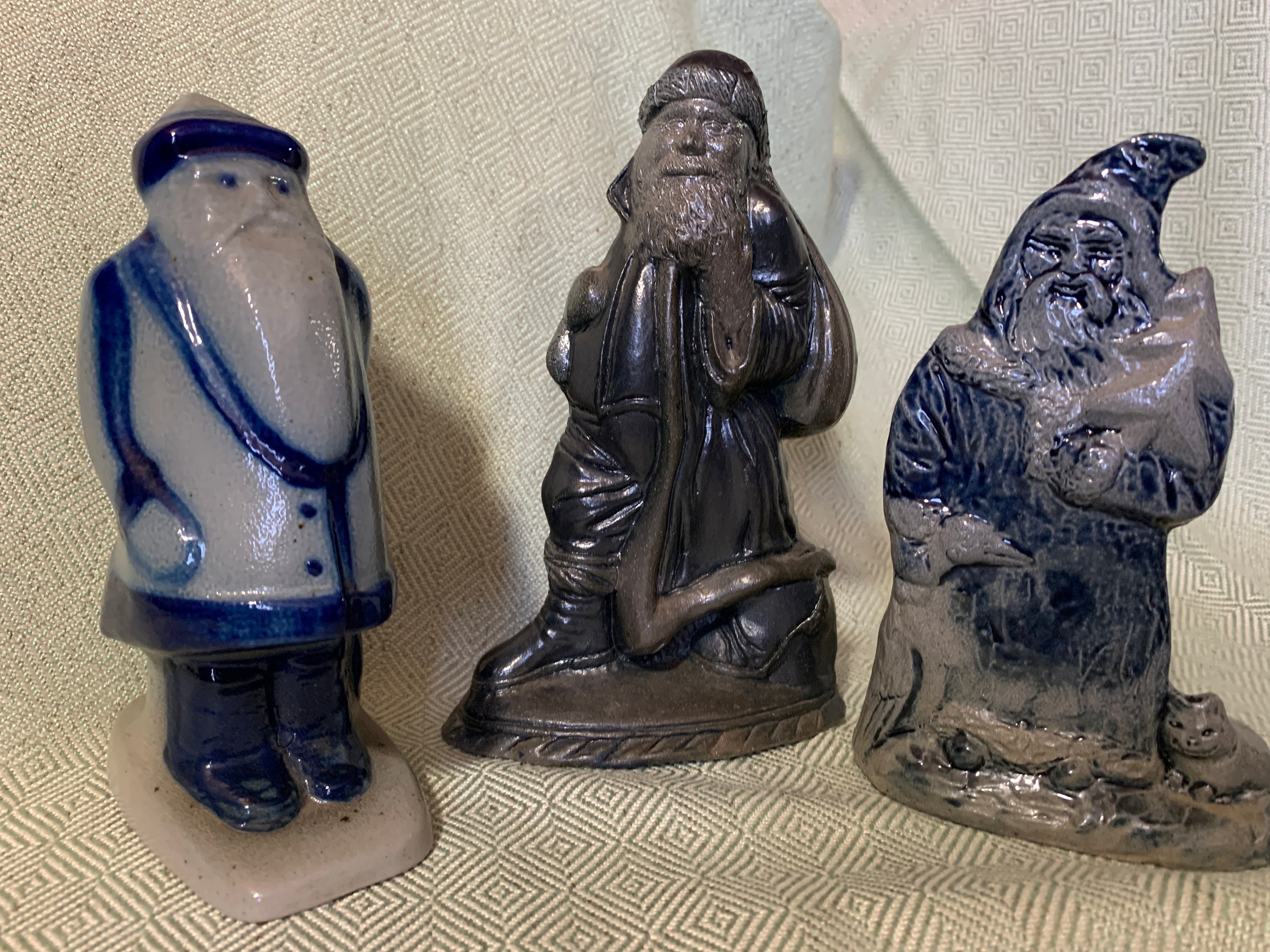 1 Eldreth and 2 Rowe Santa Figurines - Etsy