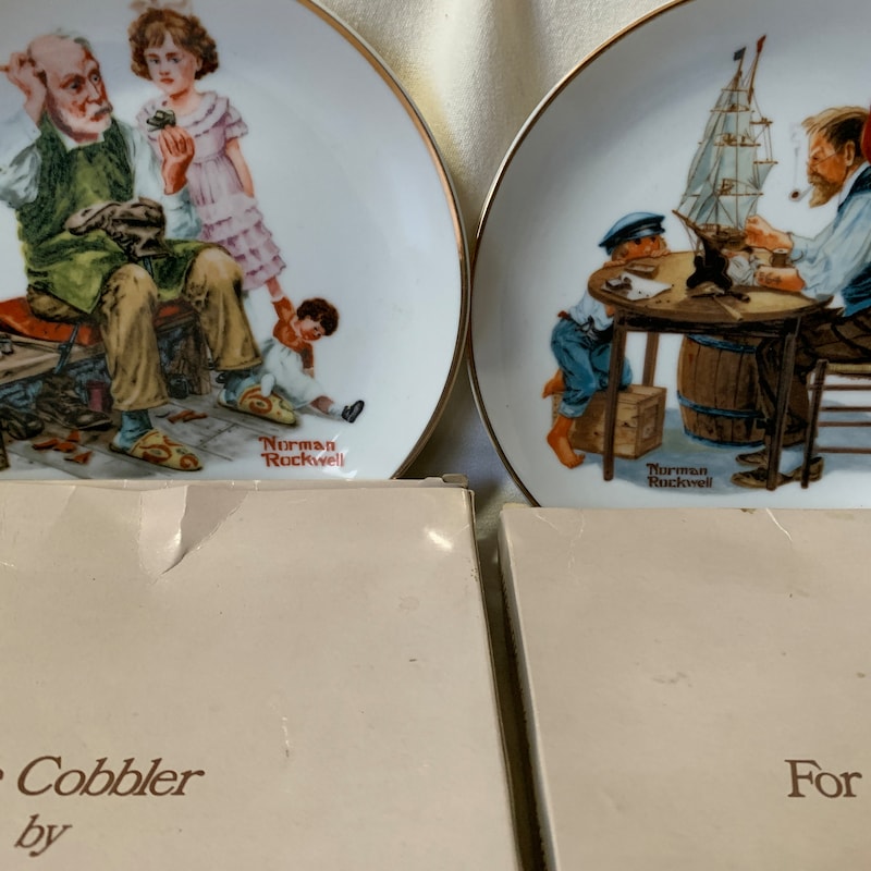 Norman Rockwell Plates - Etsy