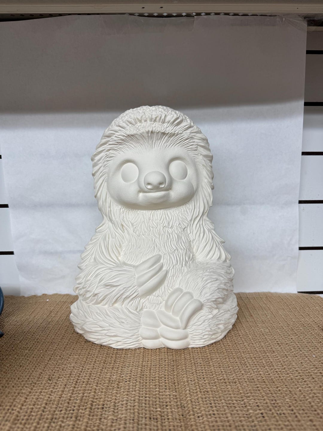 Bisque Large Sloth - Ceramic - Ready to Paint *read Description for ...
