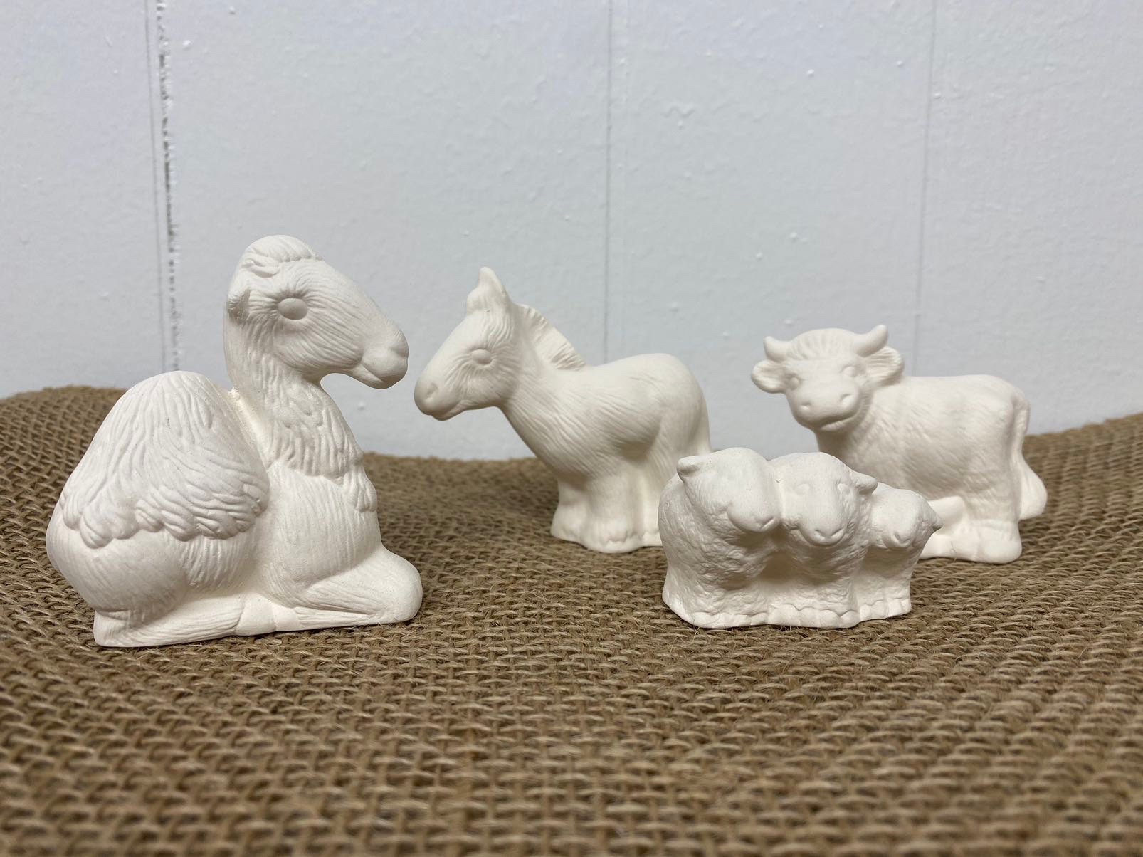 Nativity - Ceramic - Children’s Set - Ready to Paint - Bisque *read ...
