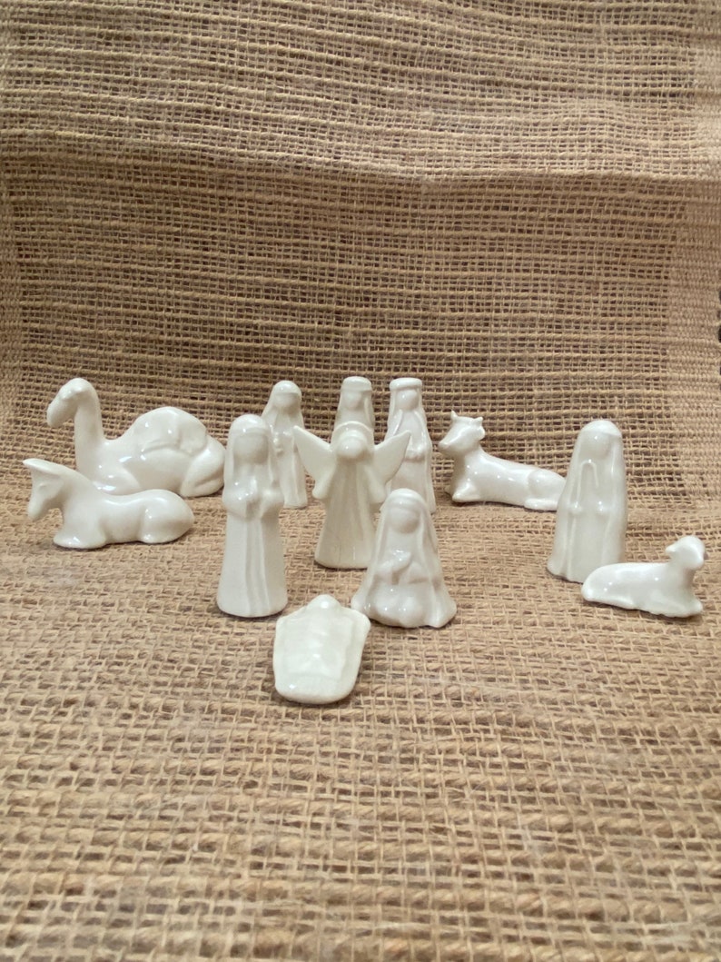 Nativity - Ceramic - Faceless *read Description for Size* - Etsy