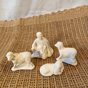 Nativity - Ceramic - Duncan - Ready to Paint - Bisque *read Description ...