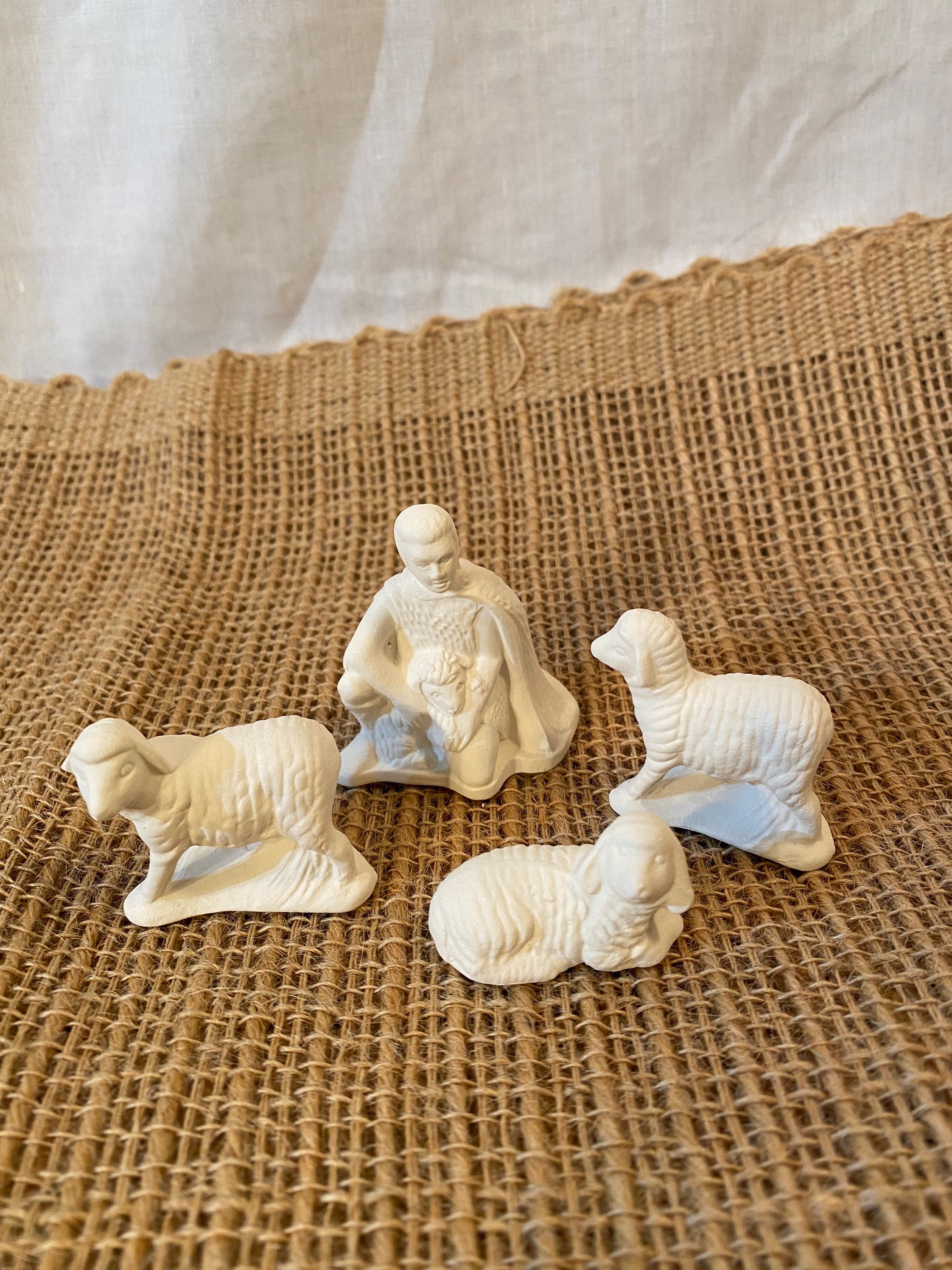 Nativity - Ceramic - Duncan - Ready to Paint - Bisque *read Description ...