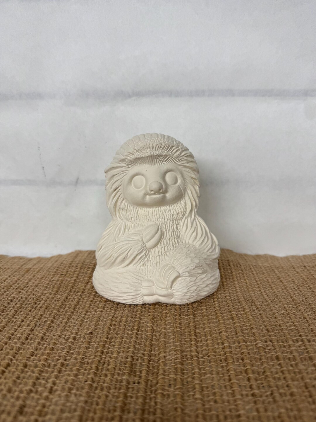 Bisque Sloth - Small - Ceramic - Ready to Paint *read Description for ...