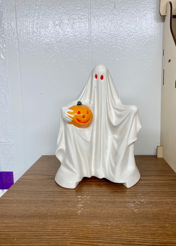 Ceramic Ghost Lamp Finished - Etsy