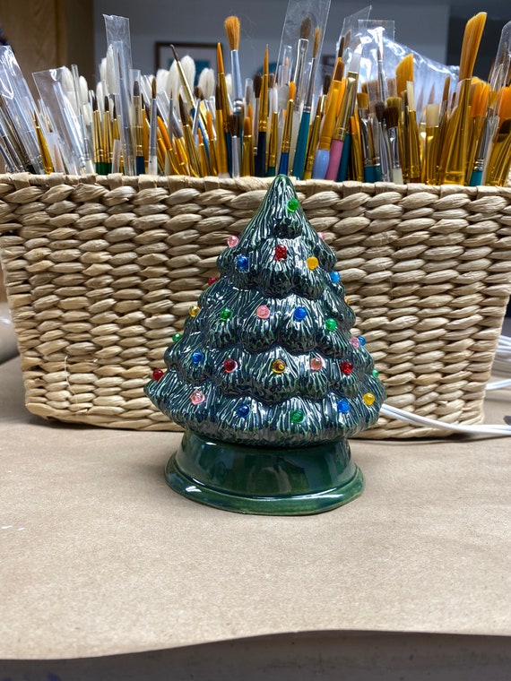 Ceramic Christmas Tree Small Mantle Tree - Etsy