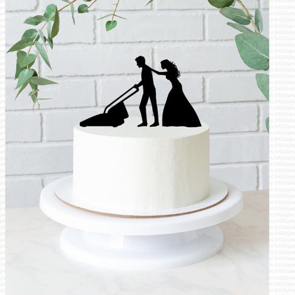 Lawn Mower Cake Topper - Etsy