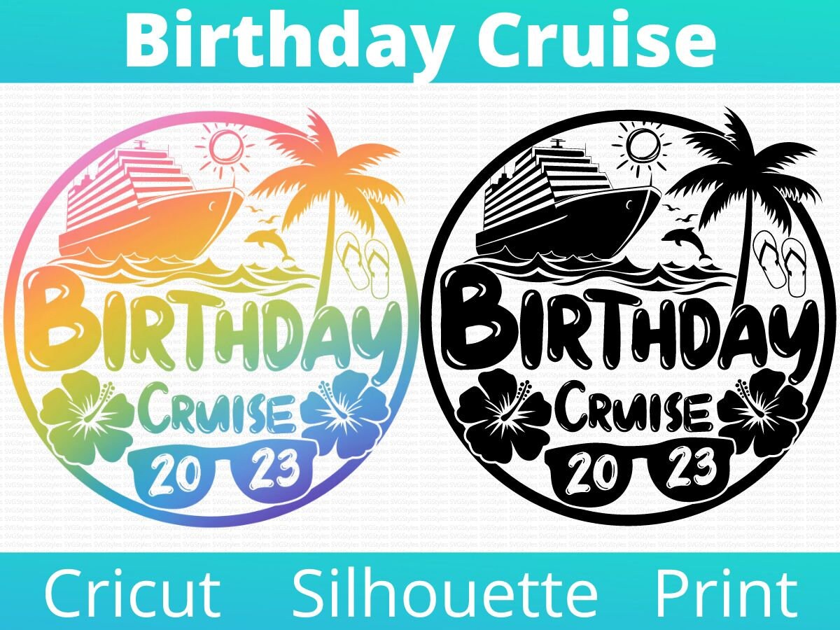 Cruise Ship SVG. Birthday Cruise Emblem. Cruisin' Cruise - Etsy