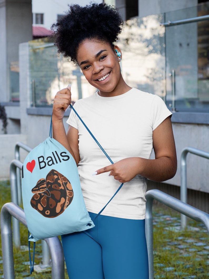 COMMERCIAL USE Funny Ball Python SVG I Love Balls Svg - Etsy