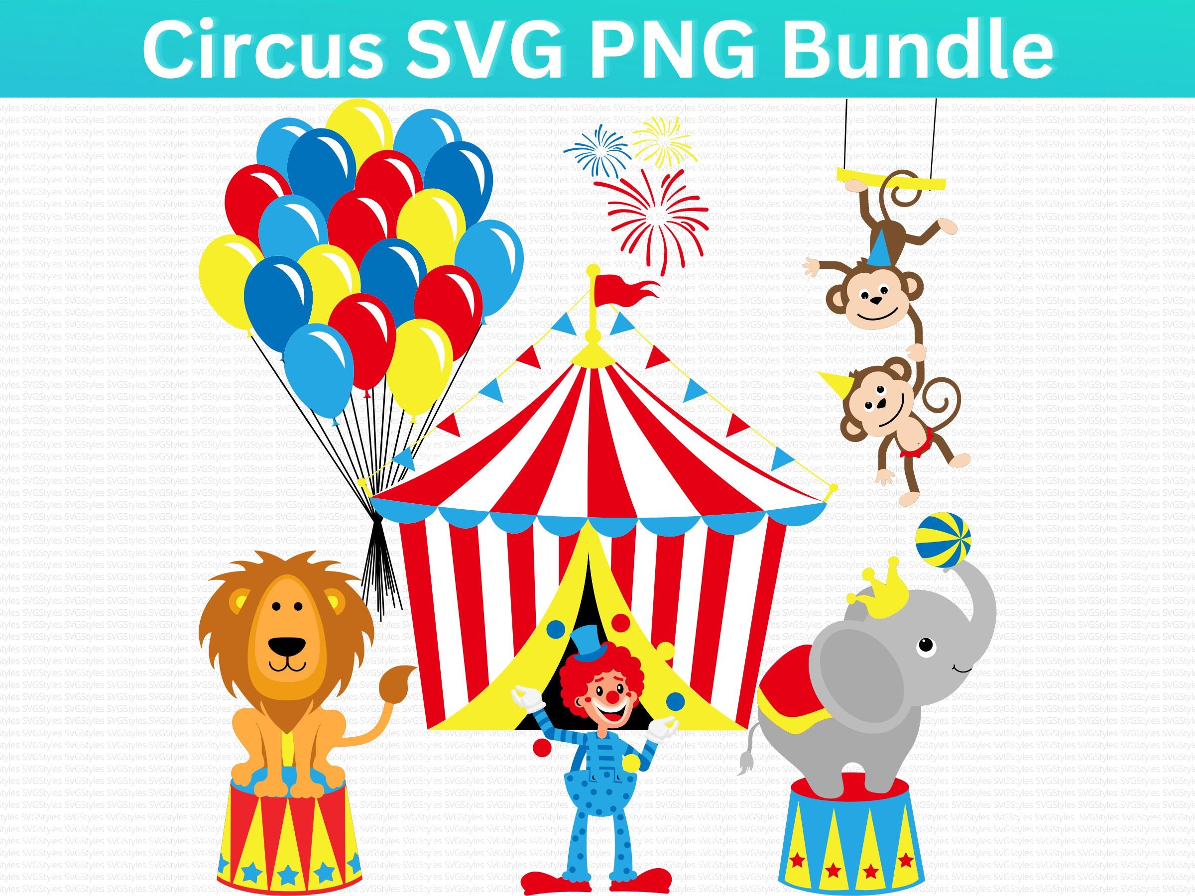 Circus Scene Clipart
