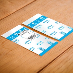 Printable Mini Amazon Package Template With Label, Miniature Envelope ...