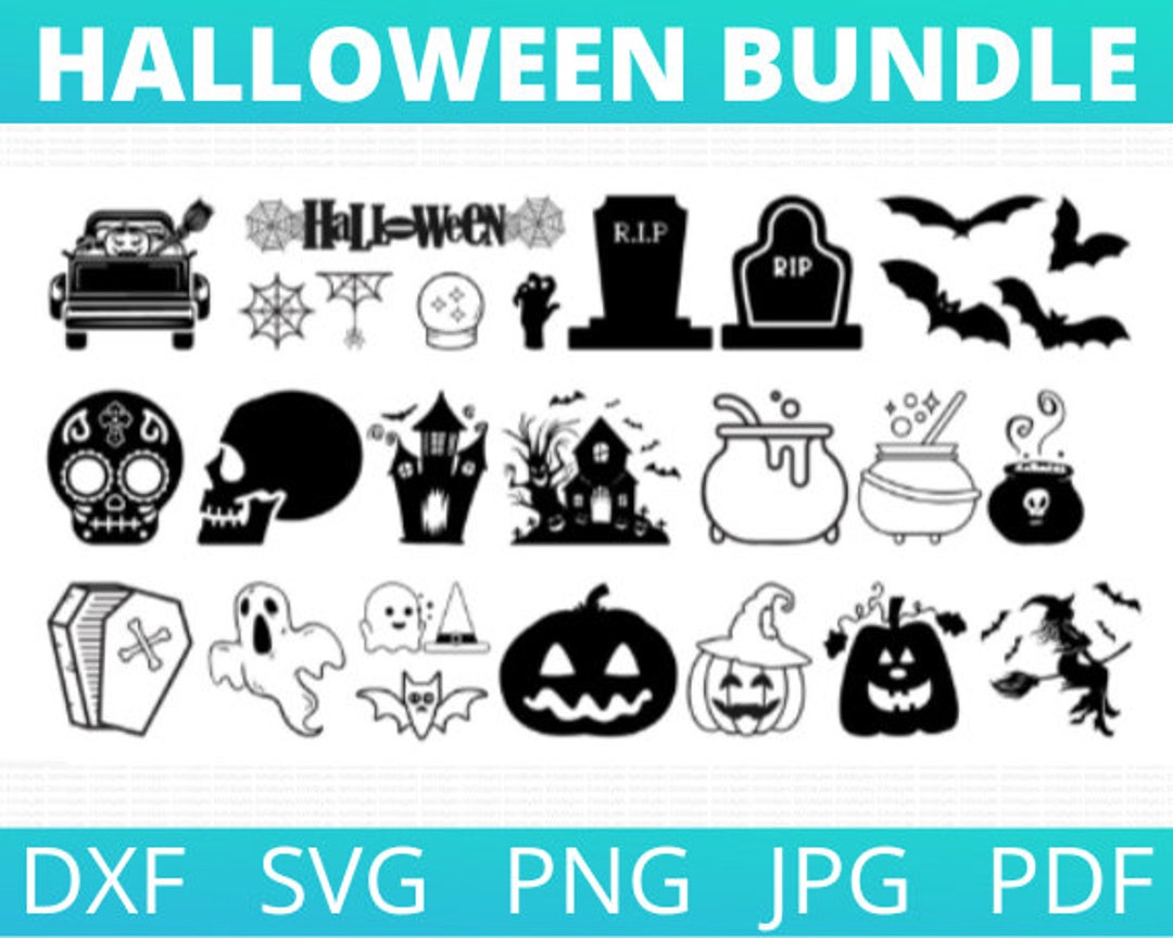 Halloween SVG Bundle Halloween SVG Fall Svg Autumn Svg - Etsy