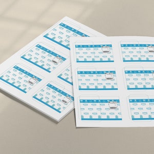 Printable Mini Amazon Package Template With Label, Miniature Envelope ...