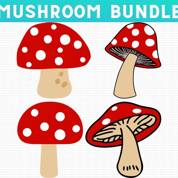 Red Mushroom - Etsy