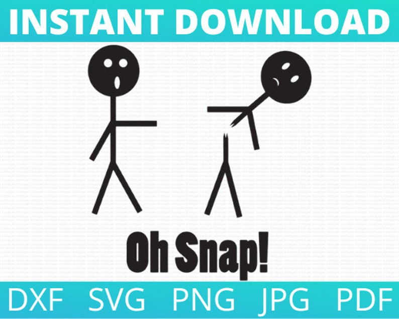 Oh Snap SVG Download Digital Cut File Funny Novelty - Etsy