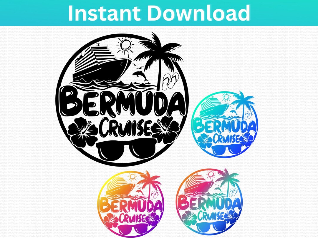 Cruise to Bermuda SVG Bermuda Cruise Svg. Family Cruise PNG. Cruise ...