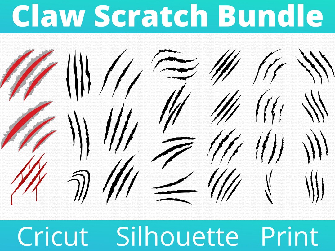 Claw Scratch SVG Bundle. Dino Claw. Beast Claws PNG for - Etsy New Zealand