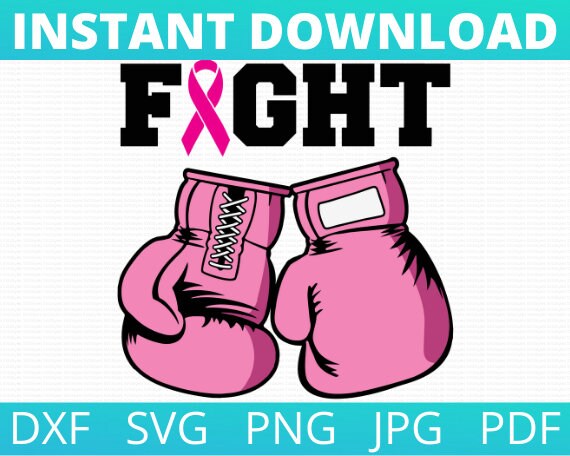 Pink Boxing Gloves Cancer