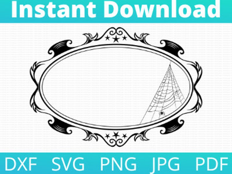 Spooky Frame SVG Bundle Creepy Mirror SVG Horror Gothic - Etsy
