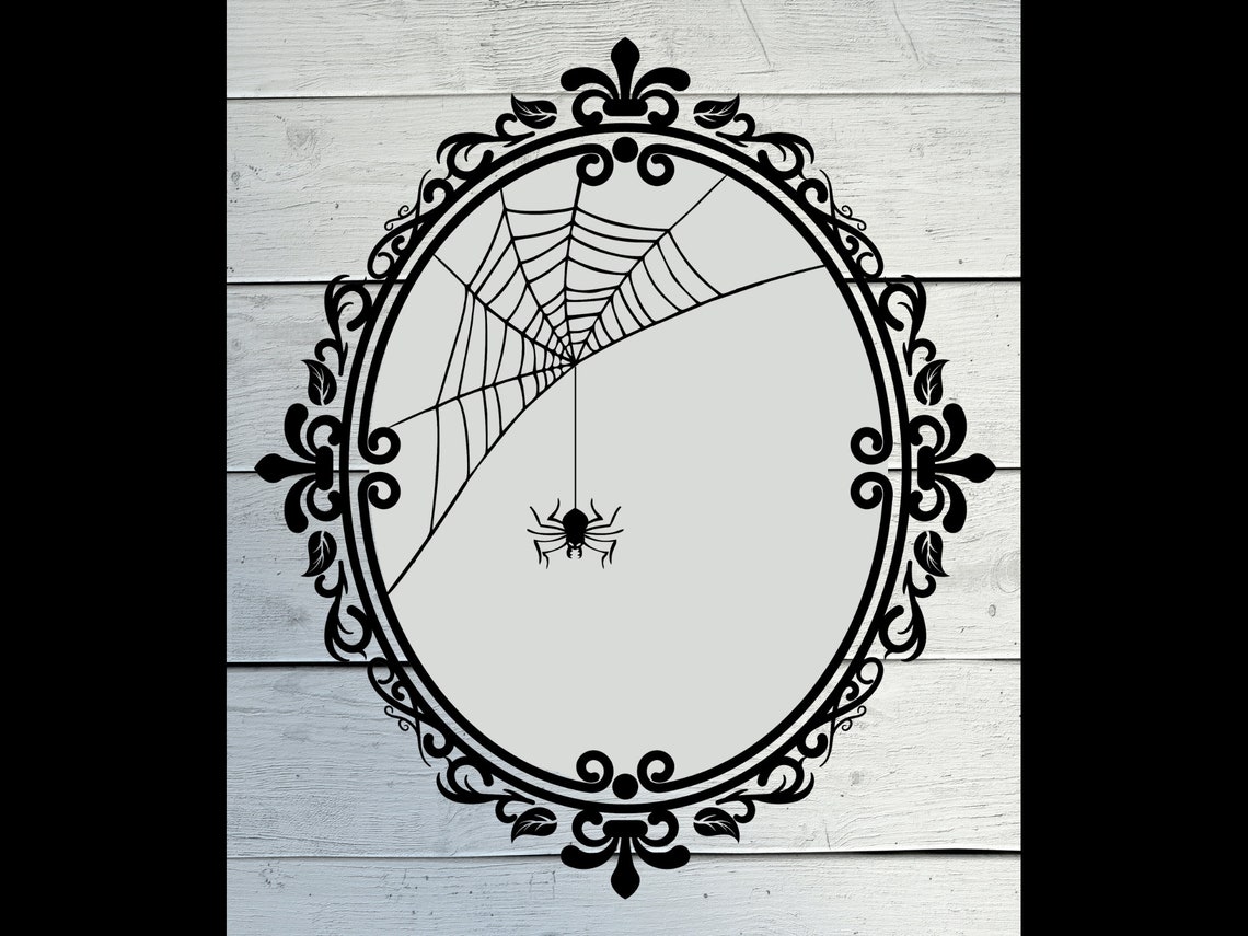 Spooky Frame SVG Bundle Creepy Mirror SVG Horror Gothic - Etsy