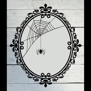 Spooky Frame SVG Bundle Creepy Mirror SVG Horror Gothic Wall Decor ...