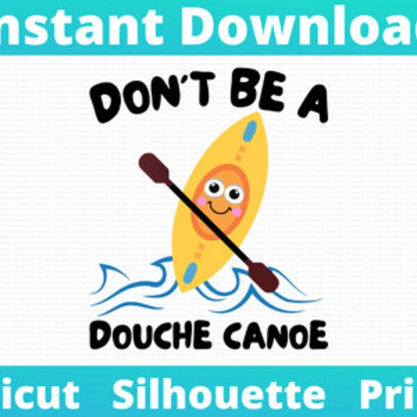 Canoe Svg - Etsy