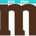 M&m Svg M and M Svg M and M Logo M and M M M and M Cricut - Etsy Canada