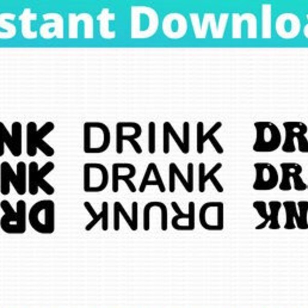 Drink Drank Drunk - Etsy