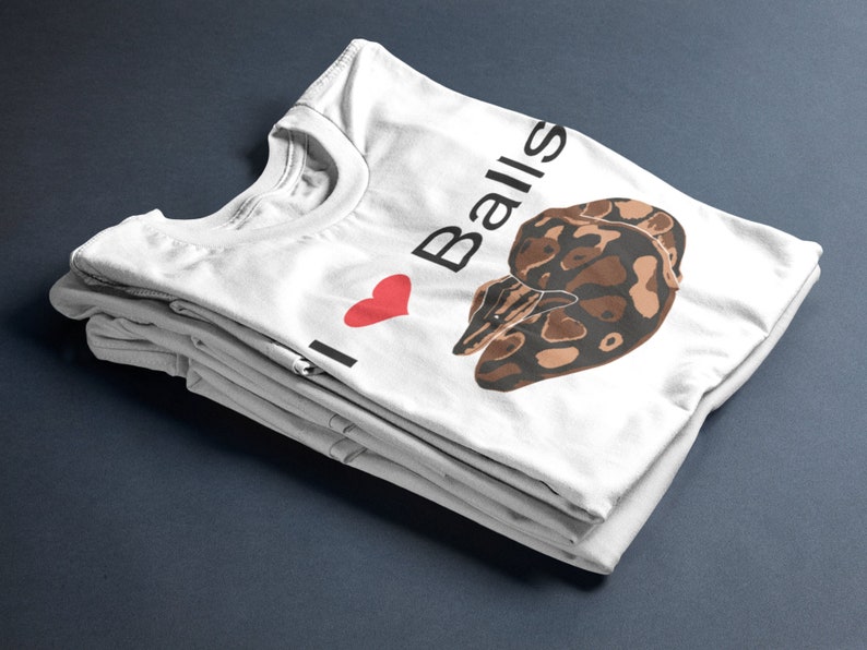 COMMERCIAL USE Funny Ball Python SVG I Love Balls Svg - Etsy