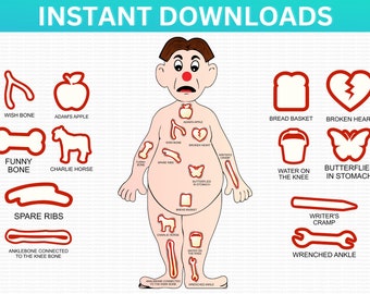 Operation Game, Operation SVG, Halloween Operation Pieces SVG ...