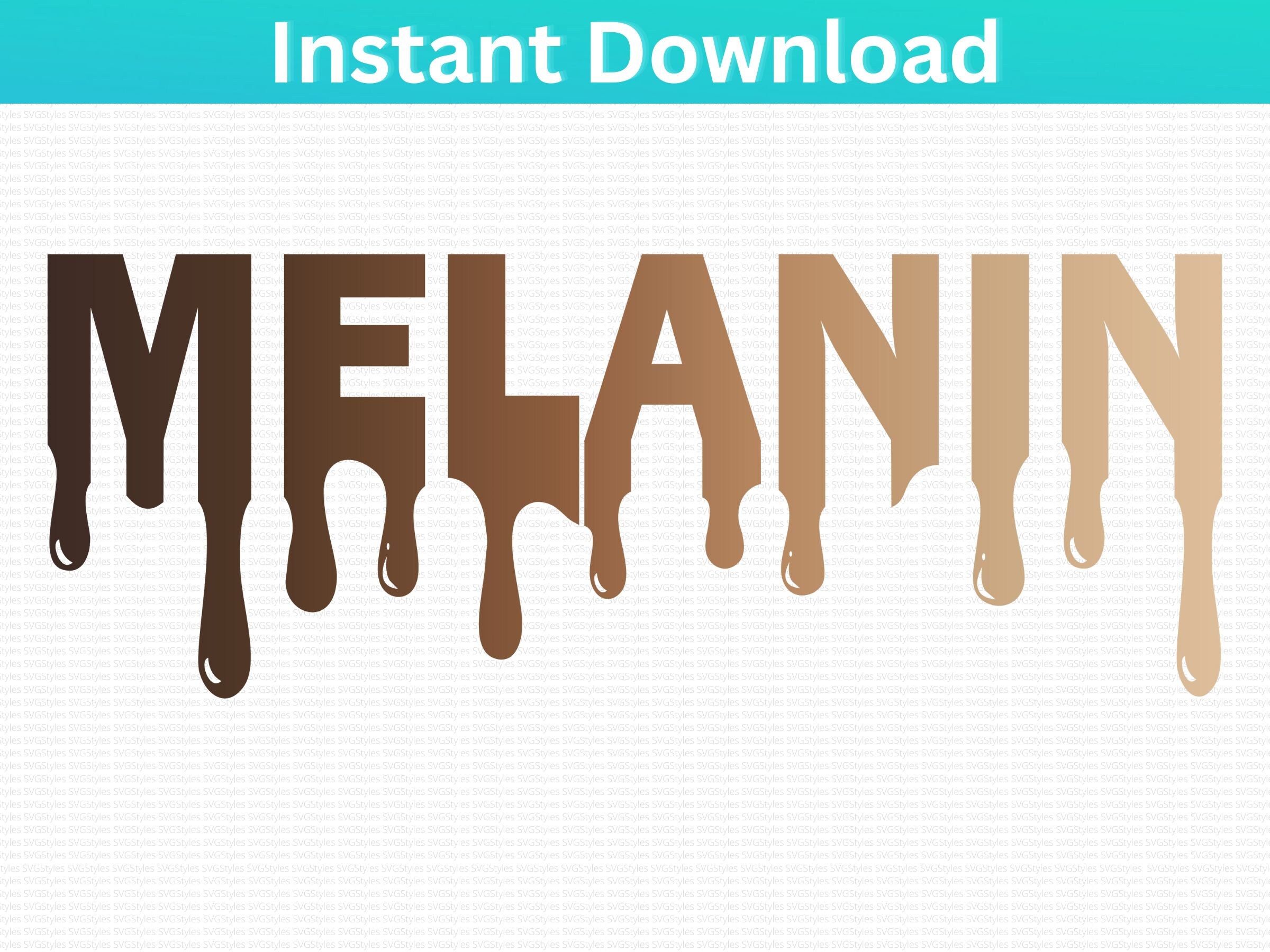 Melanin Made Drip Svg Melanin SVG. Digital Download Cut - Etsy