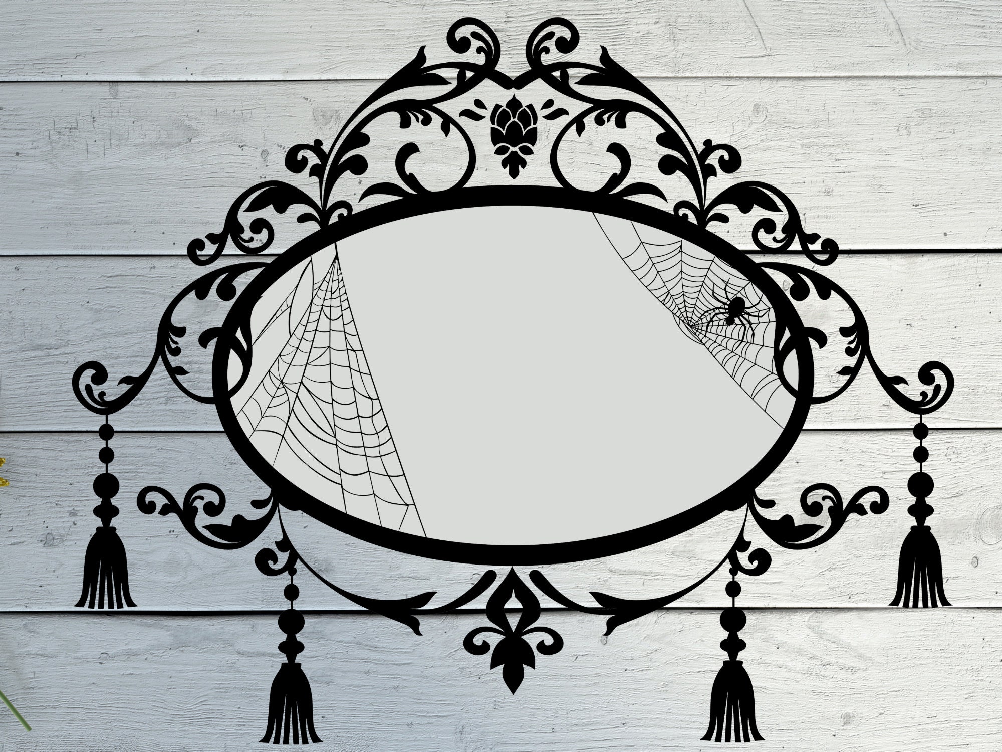 Spooky Frame SVG Bundle Creepy Mirror SVG Horror Gothic - Etsy