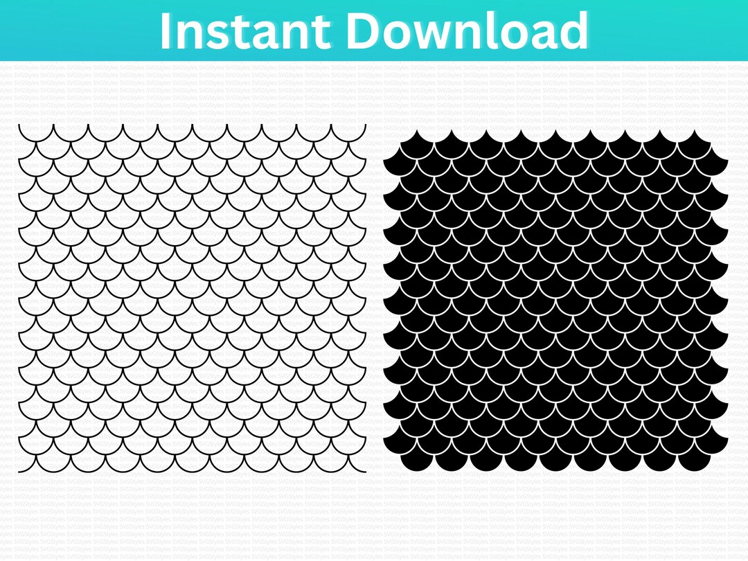 Mermaid Pattern Svg, Mermaid Scales Svg, Mermaid Pattern Png, Mermaid ...