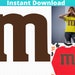 M&m Svg M and M Svg M and M Logo M and M M M and M Cricut - Etsy Canada