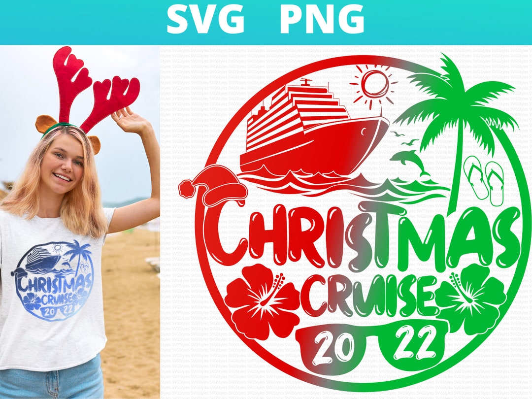 Christmas Cruise Ship SVG. Christmas Cruise Emblem. Cruisin' Cruise ...