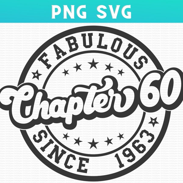 60&fabulous Svg - Etsy